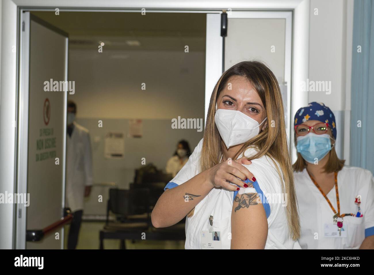 The first operator of the ASL of Rieti subjected to vaccination was the ...