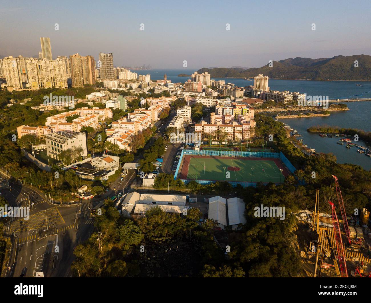 The border town of Shau Tau Kok, one of the entrance points into Hong ...