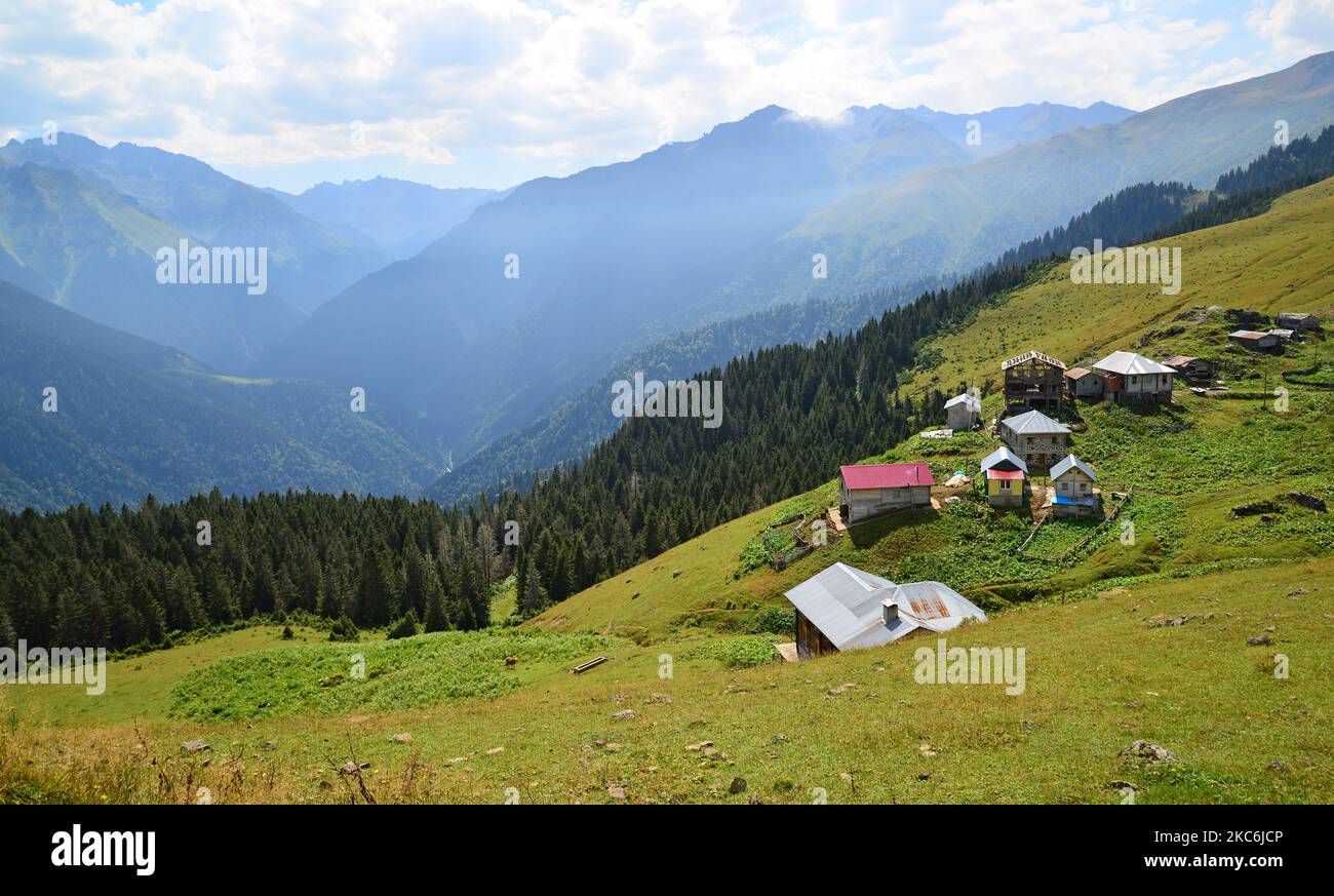 Gito Plateau, located in Rize, Turkey, is one of the most important ...