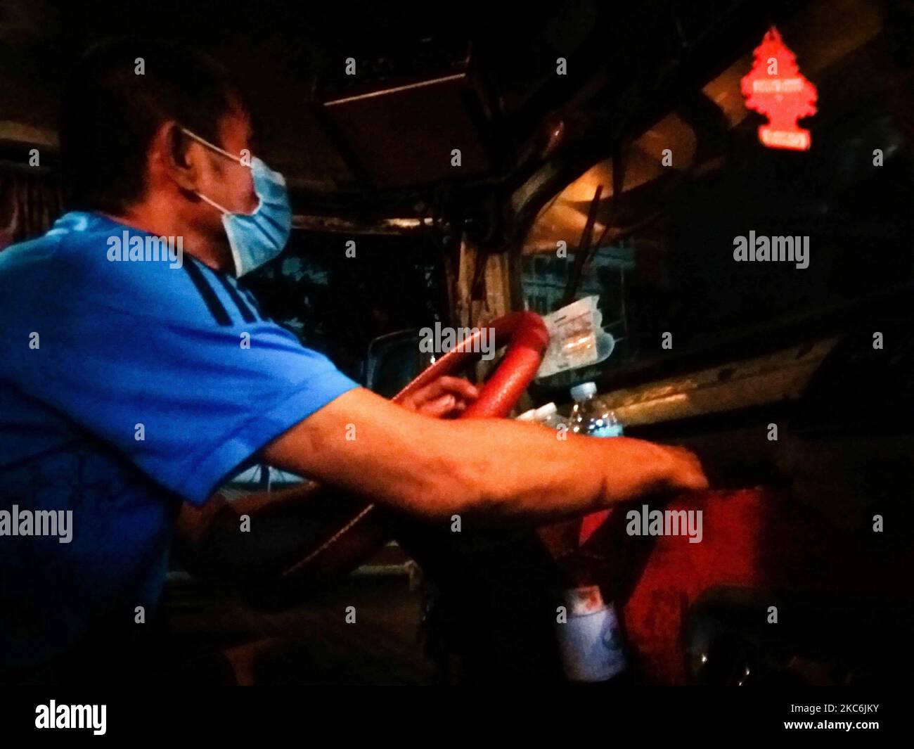 Filipino jeepney driver hi-res stock photography and images - Alamy