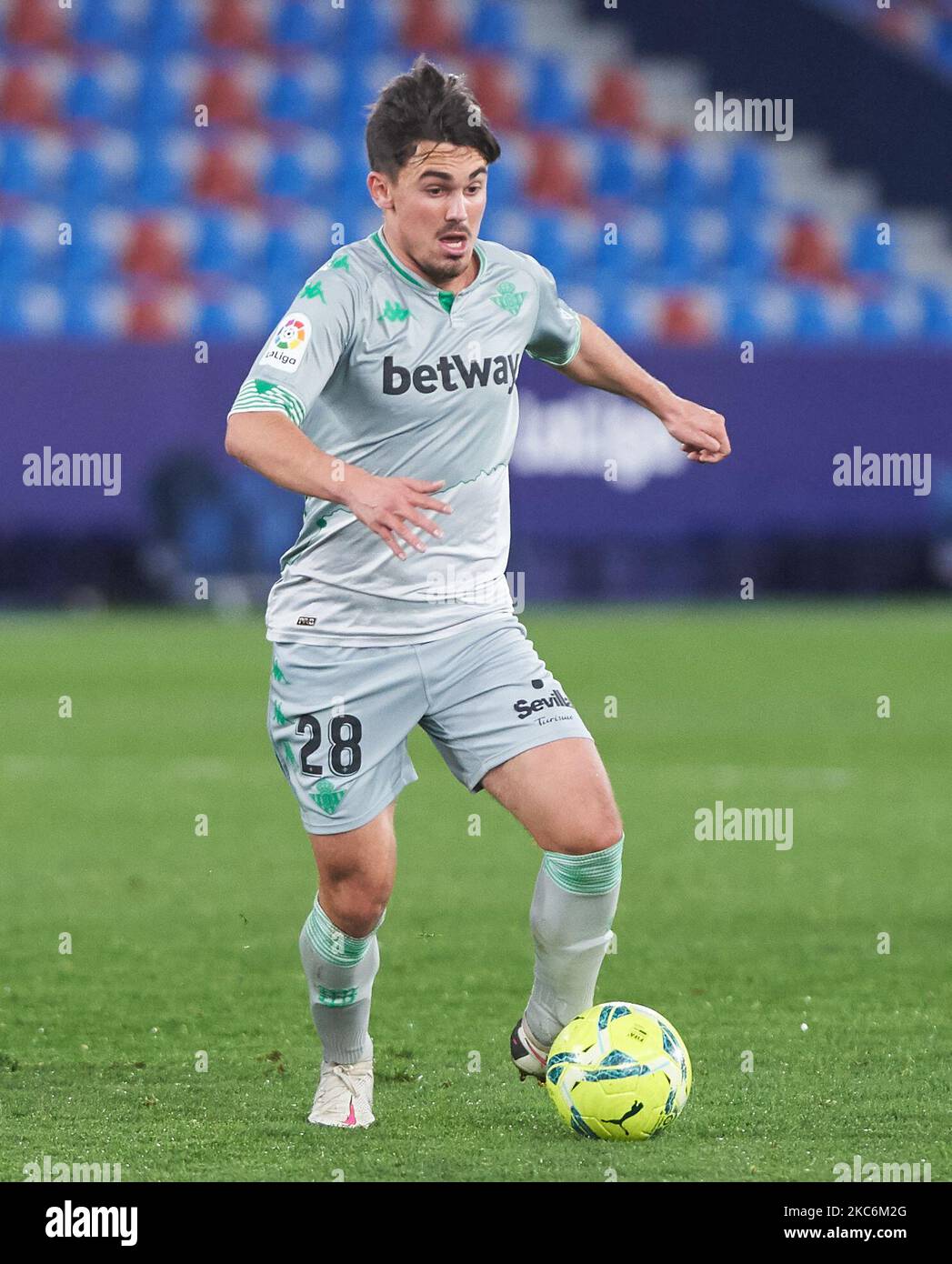 Rodri of Real Betis during the La Liga Santander mach between Levante ...