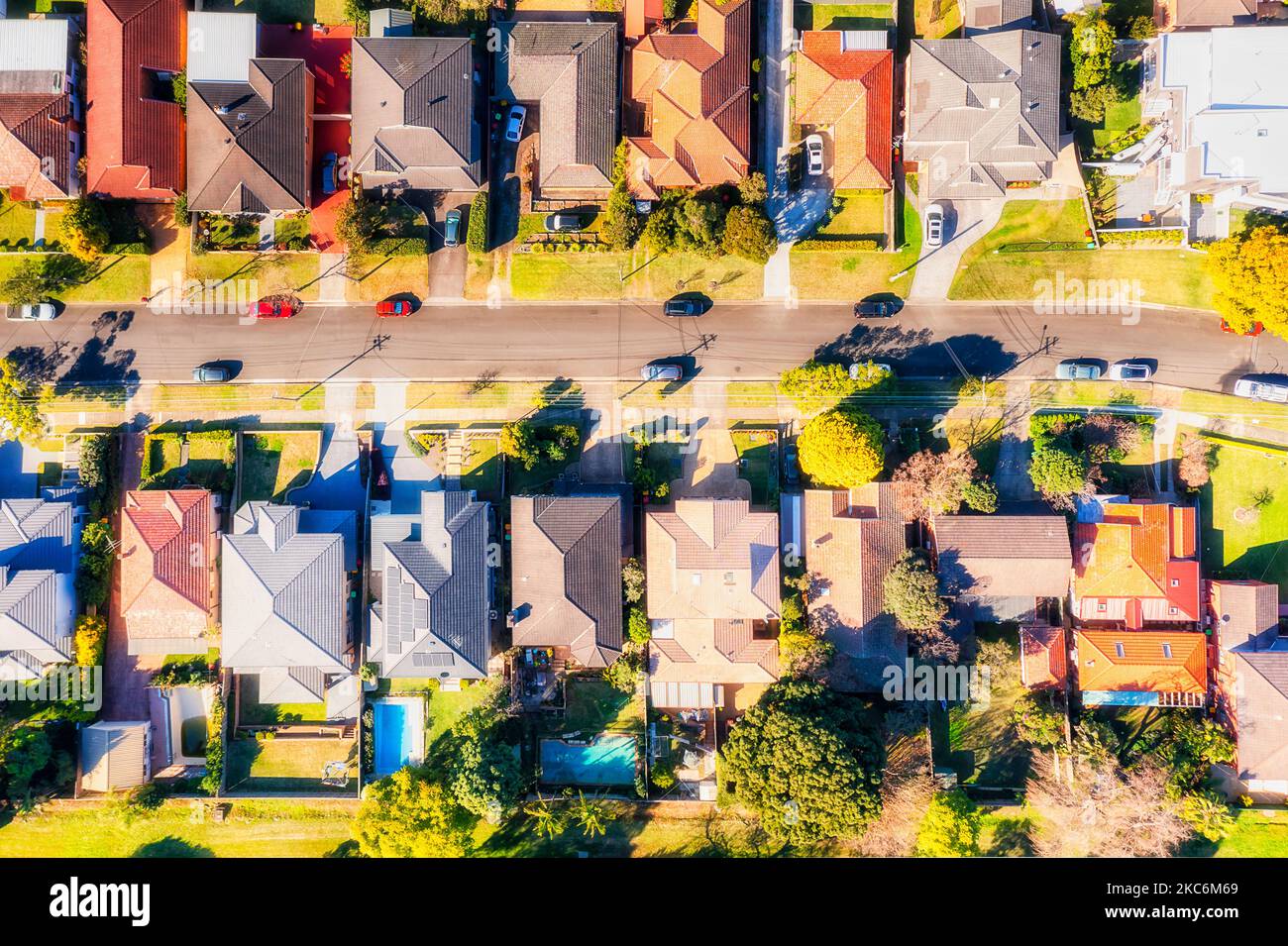 Local Green Residential Suburbs In Sydney West Aerial Top Down View local-green-residential-suburbs-in-sydney-west-aerial-top-down-view