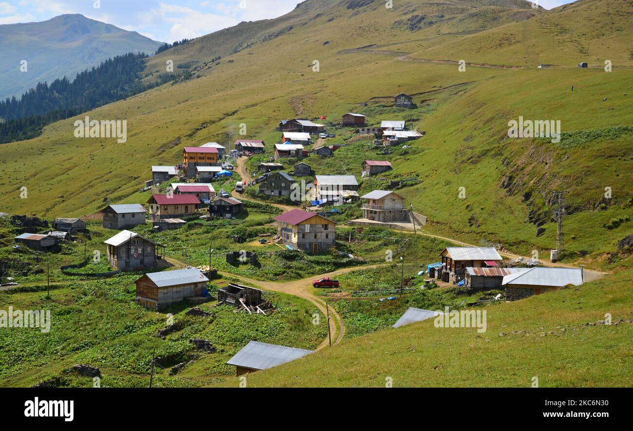 Gito Plateau, located in Rize, Turkey, is one of the most important ...
