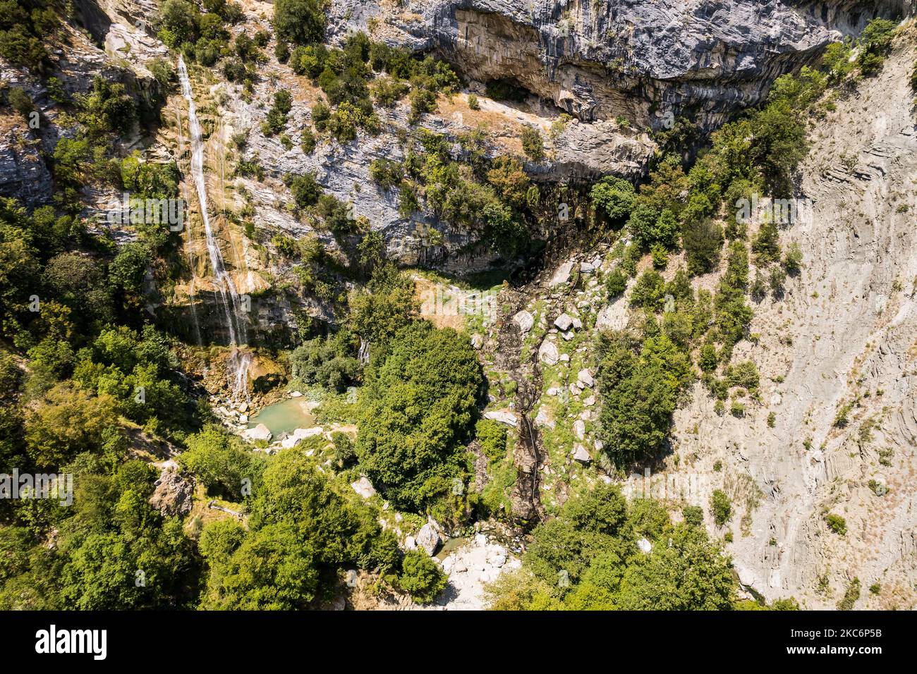 Sotira river with waterfall in Summer 2022 Stock Photo - Alamy