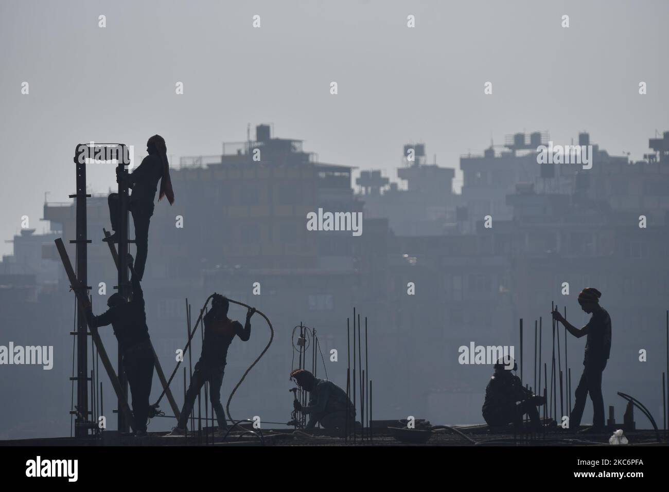 Nepalese migrant workers covid hi-res stock photography and images - Alamy