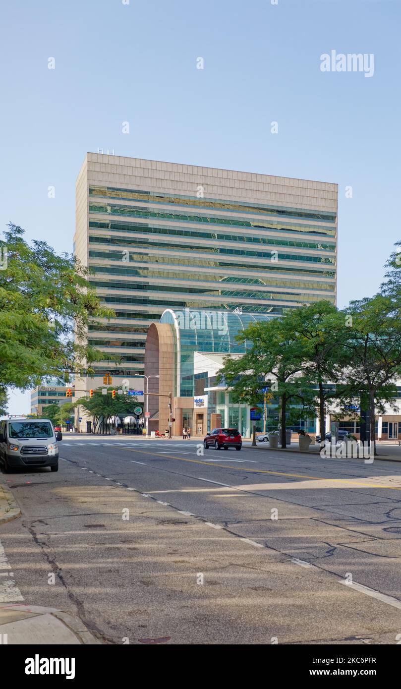 45 Erieview Plaza, former AT&T offices converted to apartments. Aka The ...