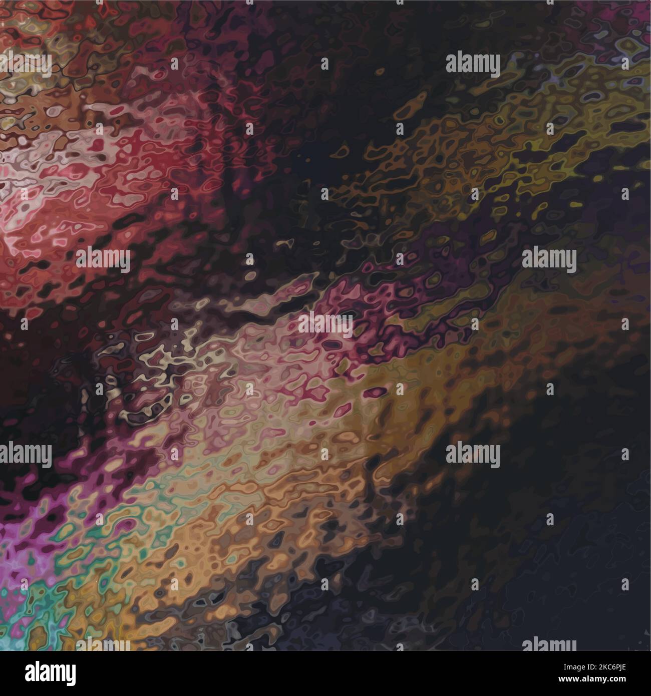 A rough glass surface in bright colors on a black background perfect ...