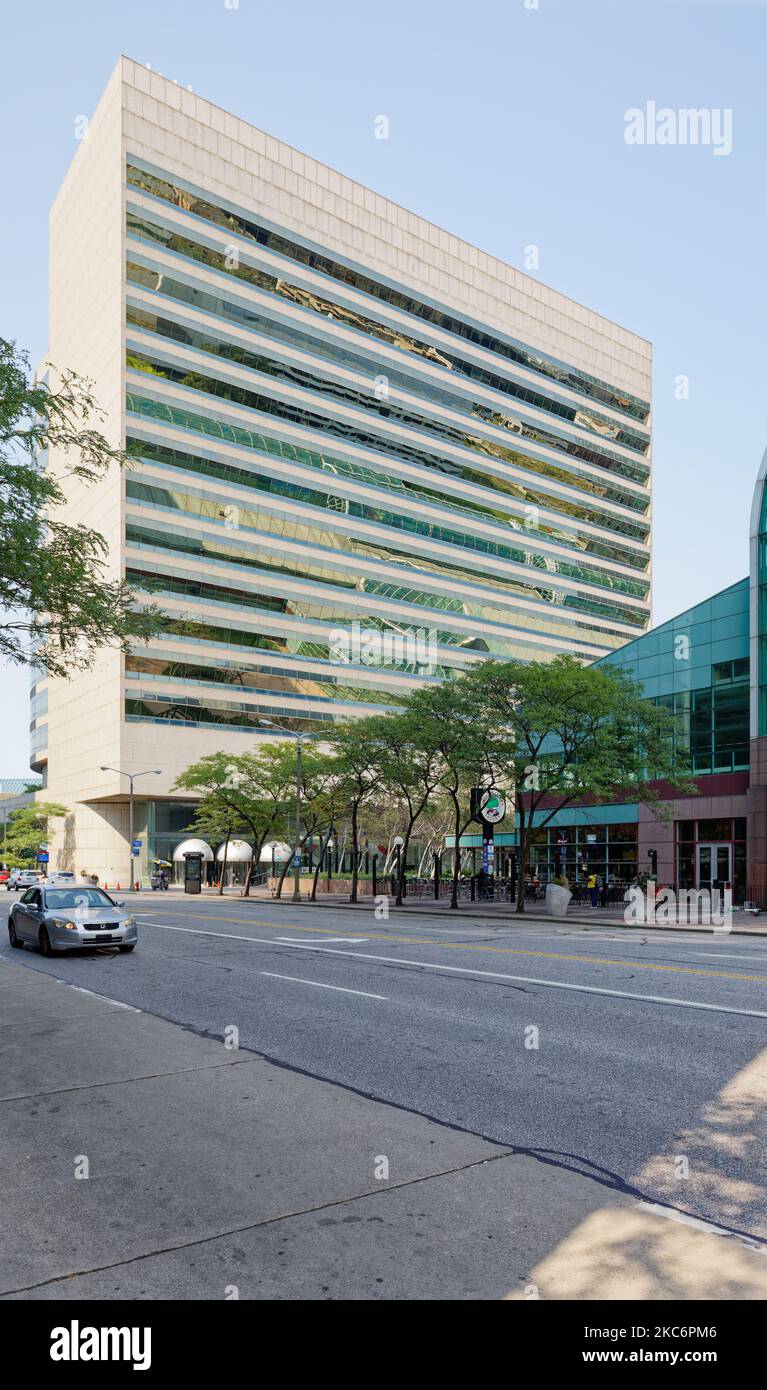 45 Erieview Plaza, former AT&T offices converted to apartments. Aka The ...