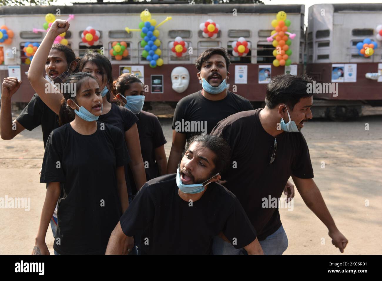 The Mask Movement - a unique awareness program travelling on tram by ...