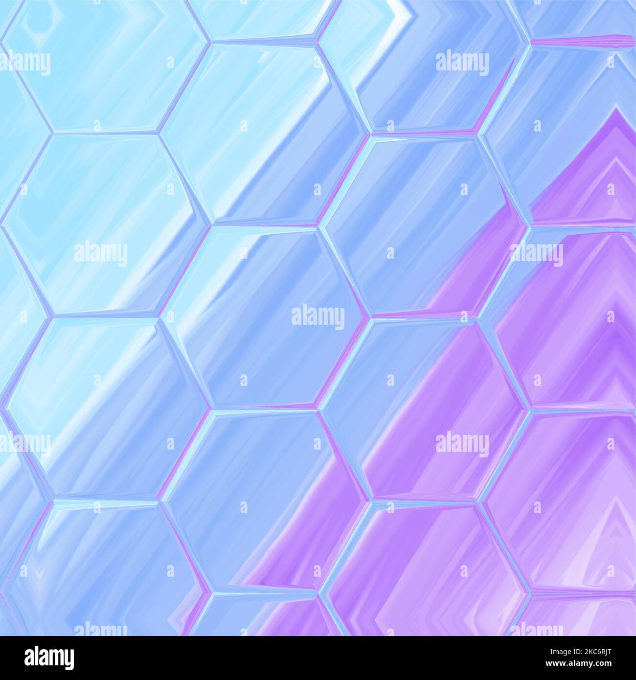 A hexagon-shaped glass pattern of shiny tiles, perfect for backgrounds ...
