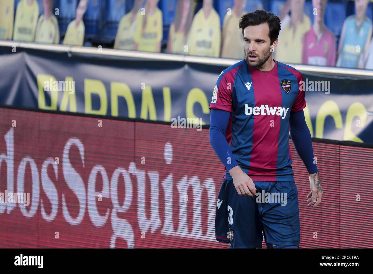 Levante's defender Tono Garcia during spanish La Liga match between ...