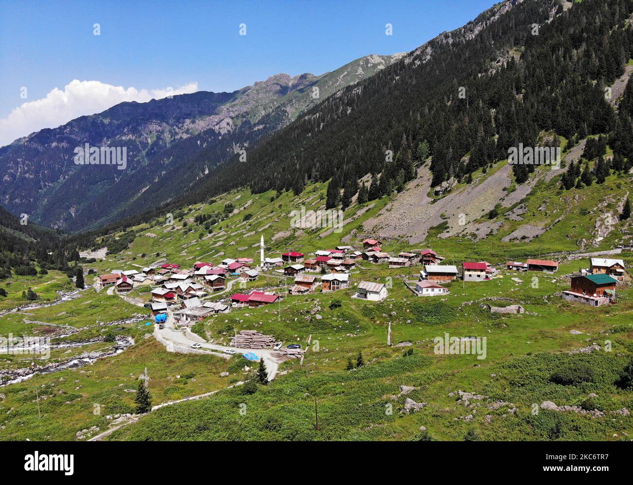 Elevit Plateau, located in Rize, Turkey, is one of the preserved ...