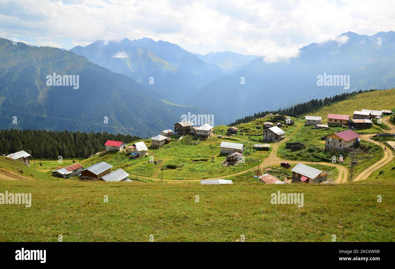 Gito Plateau, located in Rize, Turkey, is one of the most important ...