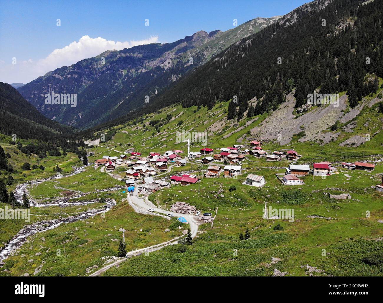 Elevit Plateau, located in Rize, Turkey, is one of the preserved ...
