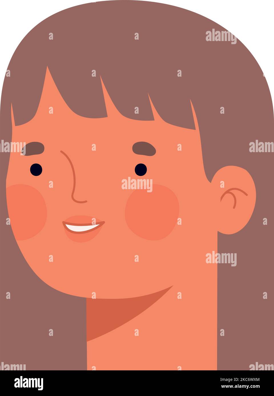 Woman Face Illustration Stock Vector Image And Art Alamy