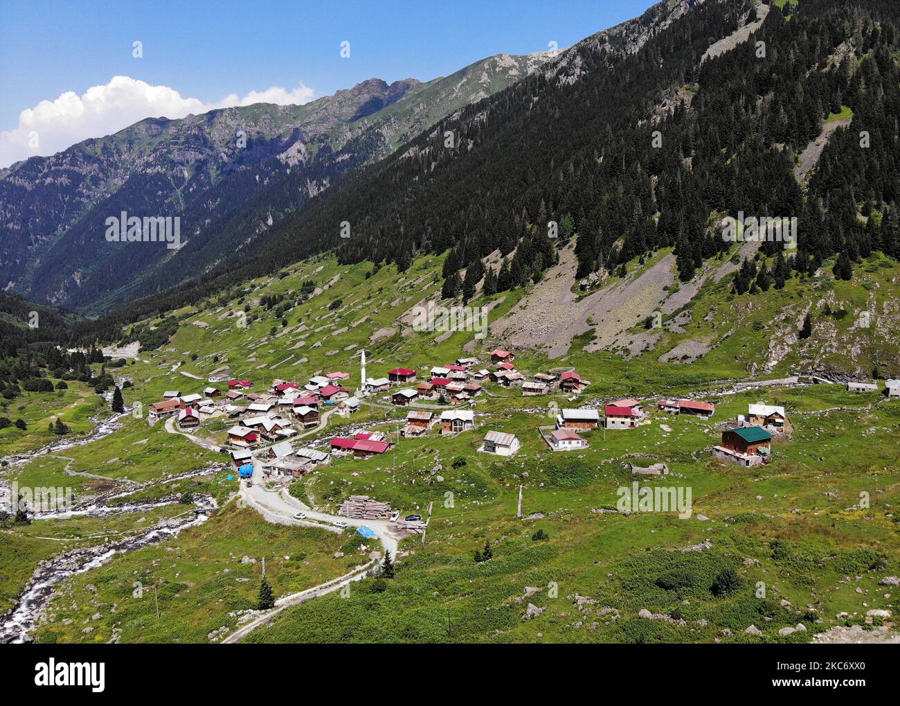 Elevit Plateau, located in Rize, Turkey, is one of the preserved ...