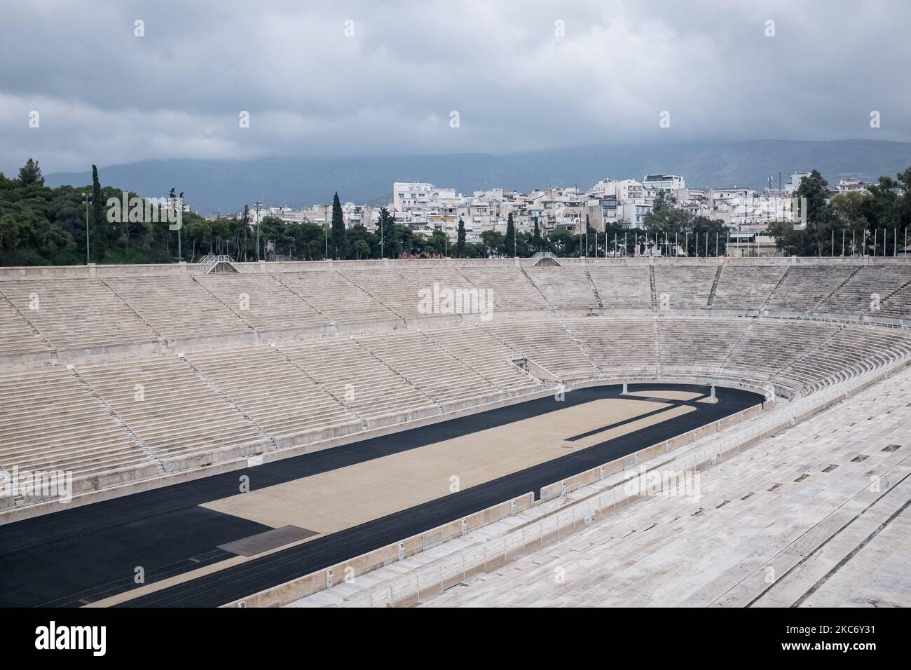 View of the Panathenaic Stadium (or Kallimarmaro), multi-purpose ...