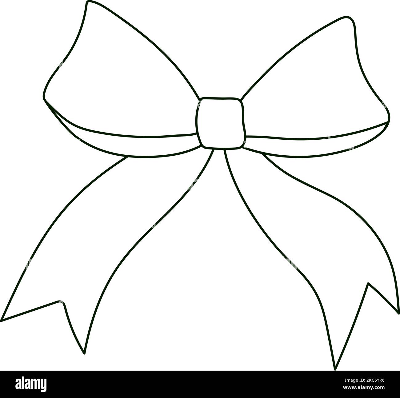 cute bow illustration Stock Vector Image & Art - Alamy