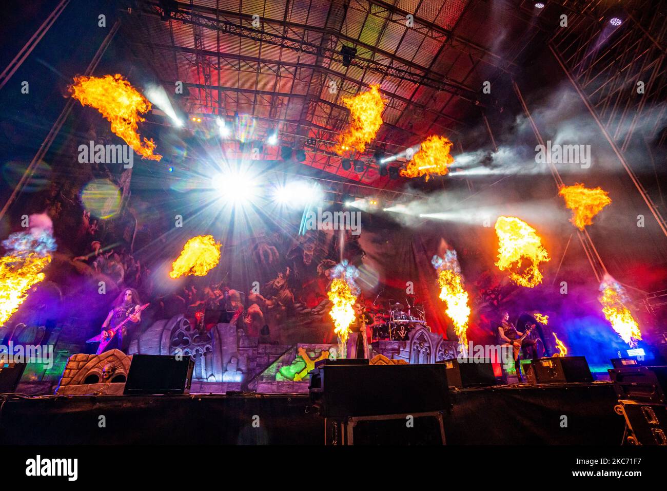 Power metal concert of the german band Powerwolf, in the XV edition of ...