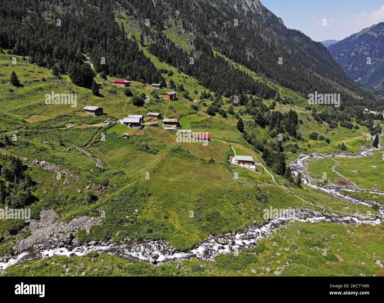 Elevit Plateau, located in Rize, Turkey, is one of the preserved ...
