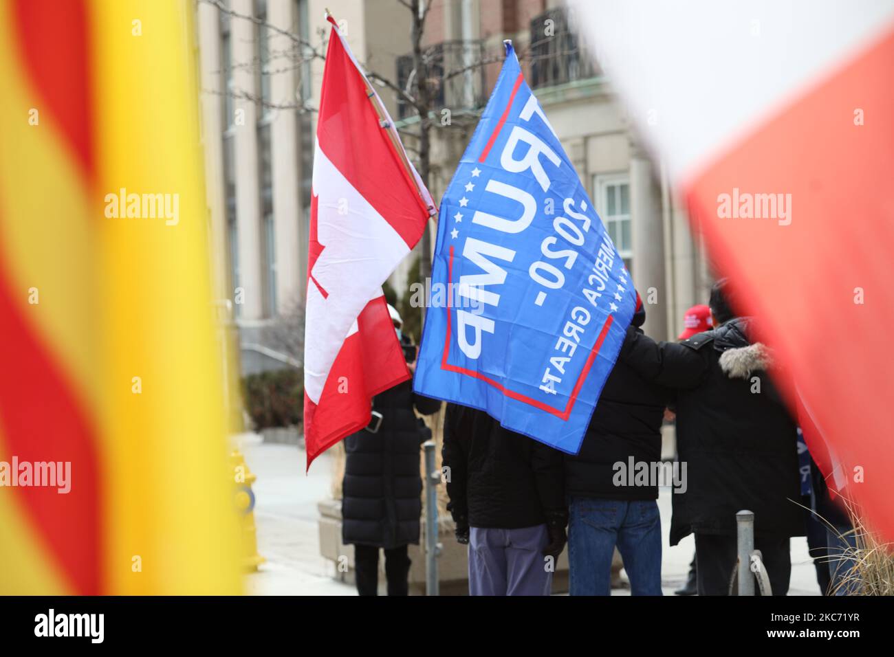 Trump supporters participate in a rally Wednesday, Jan. 6, 2021 in ...