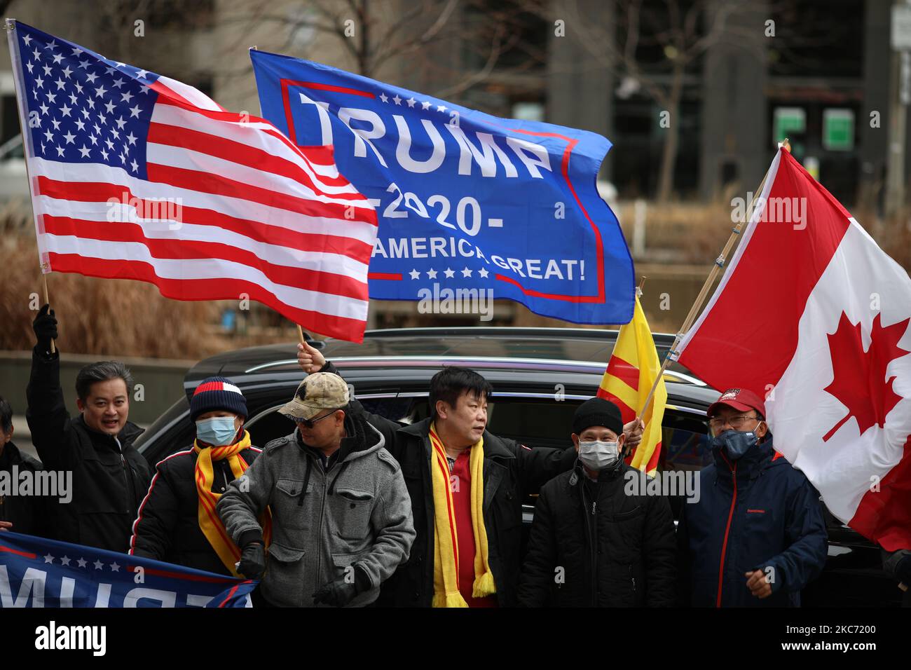 Trump supporters participate in a rally Wednesday, Jan. 6, 2021 in ...
