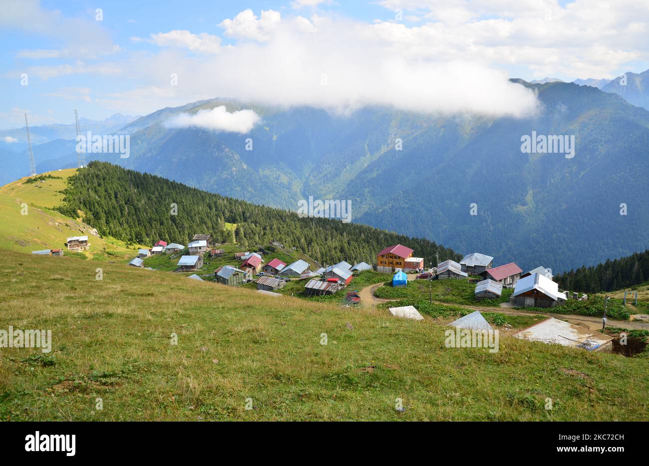 Gito Plateau, located in Rize, Turkey, is one of the most important ...