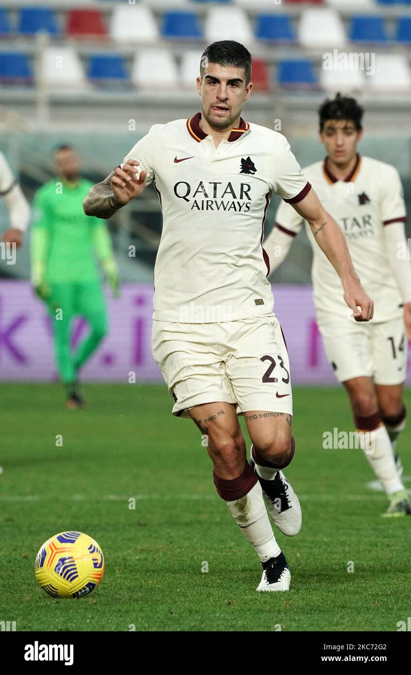 Gianluca Mancini of As Roma during the Serie A match between Fc Crotone ...