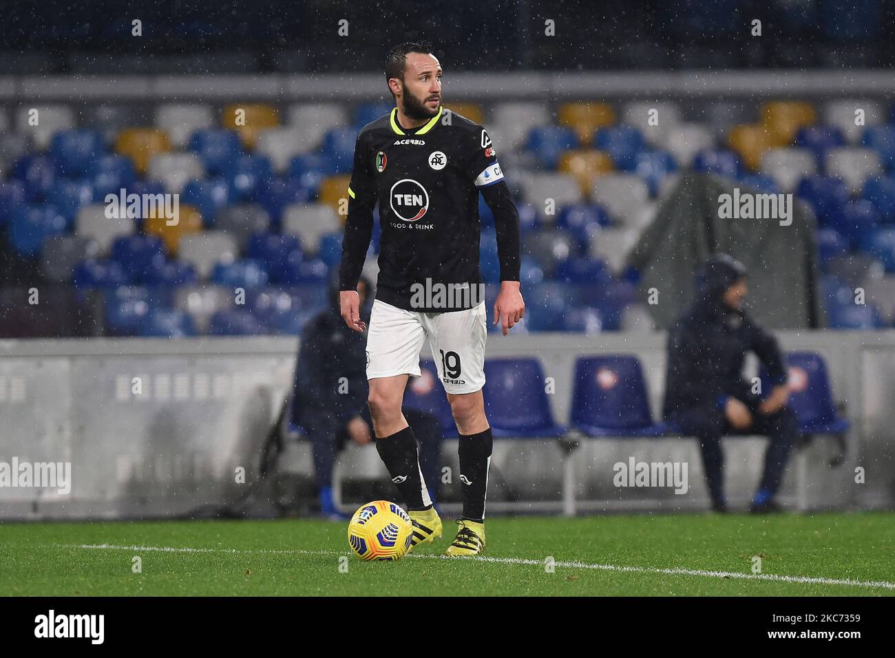 Claudio Terzi of Spezia Calcio during the Serie A match between SSC ...