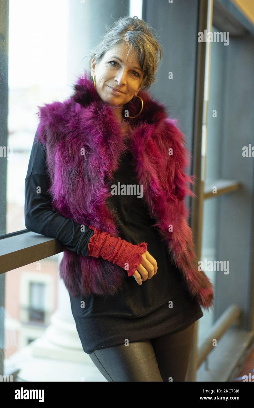 soprano Nicola Beller Carbone poses during the portrait session in ...