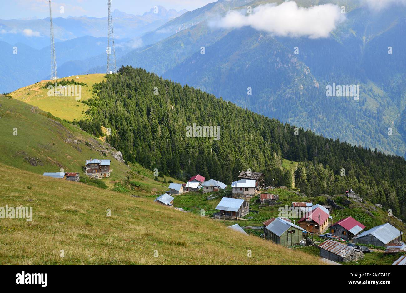 Gito Plateau, located in Rize, Turkey, is one of the most important ...