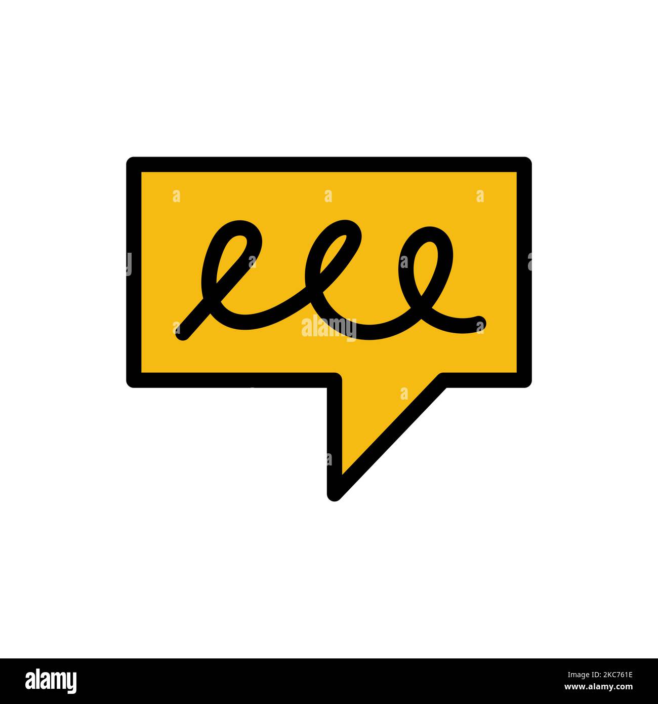 Bubble speech cloud vector communication icon comic message. Cartoon ...