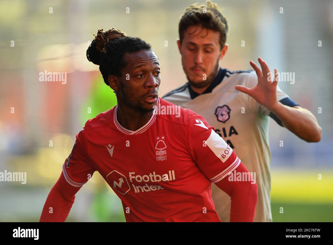 Gaetan Bong (13) of Nottingham Forest during the FA Cup match between ...