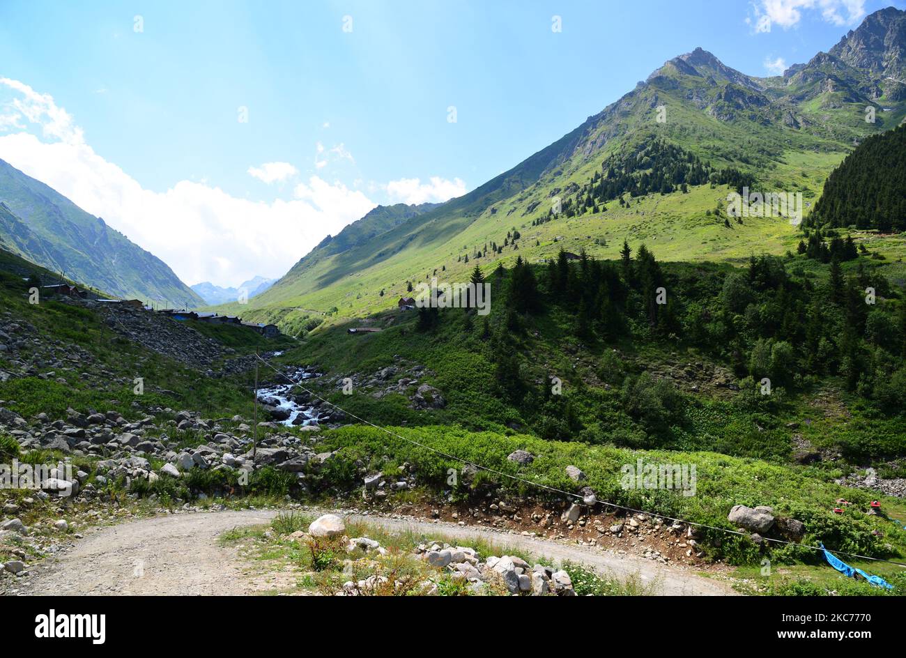 Elevit Plateau, located in Rize, Turkey, is one of the preserved ...