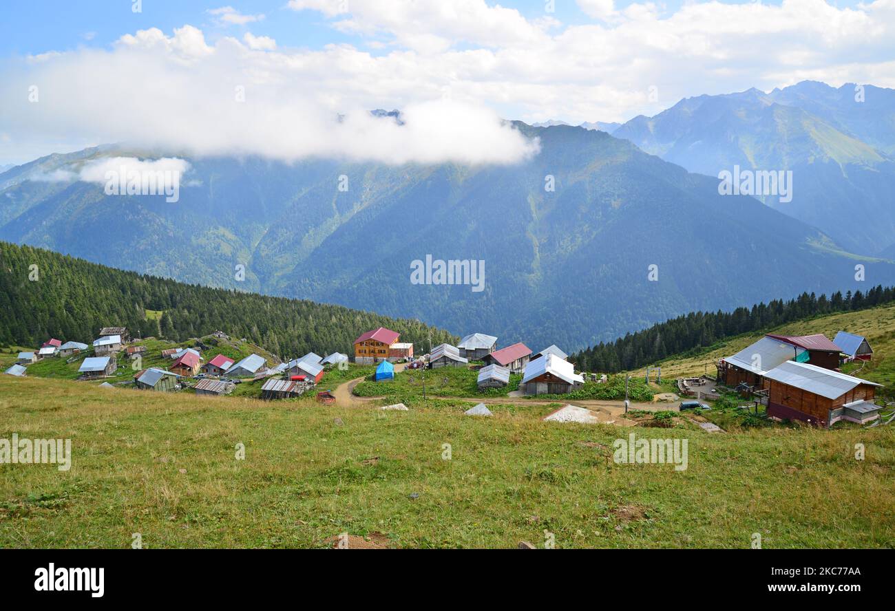 Gito Plateau, located in Rize, Turkey, is one of the most important ...