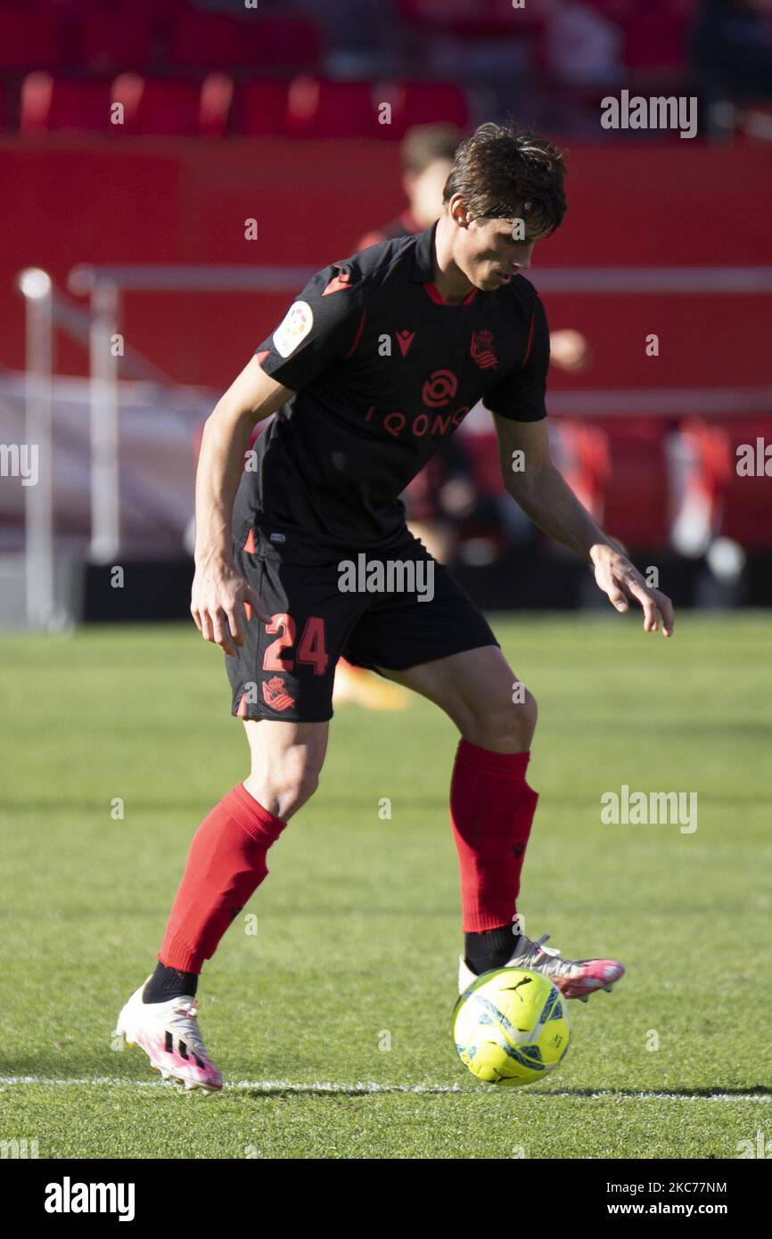 Robin Le Normand of Real Sociedad during the La Liga match between ...