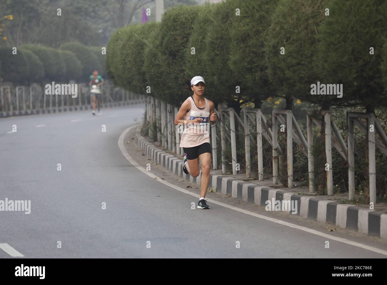 Bangladeshi and foreign runners participate in the Bangabandhu Sheikh ...