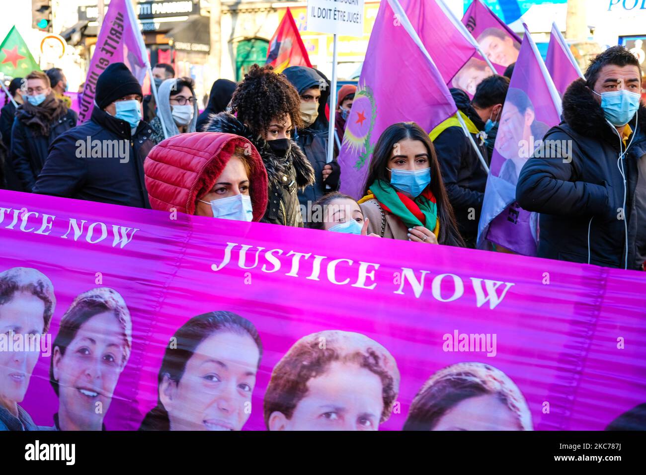 Several thousand gathered to march 'Justice For Sakine, Rojbin And ...