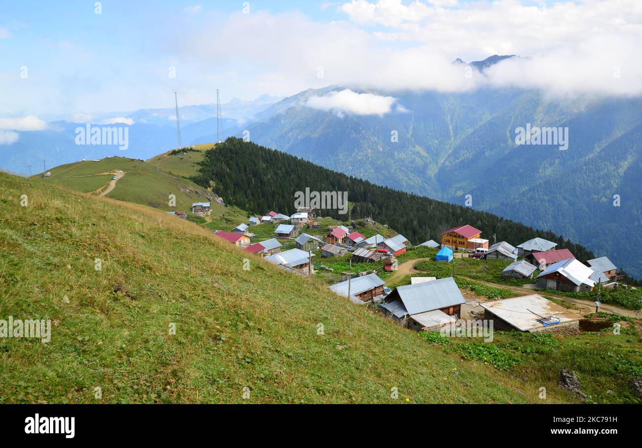 Gito Plateau, located in Rize, Turkey, is one of the most important ...