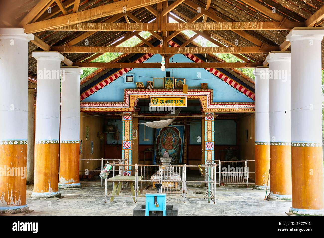 Vinayagar Hindu temple in Jaffna, Sri Lanka. This small Hindu temple is ...