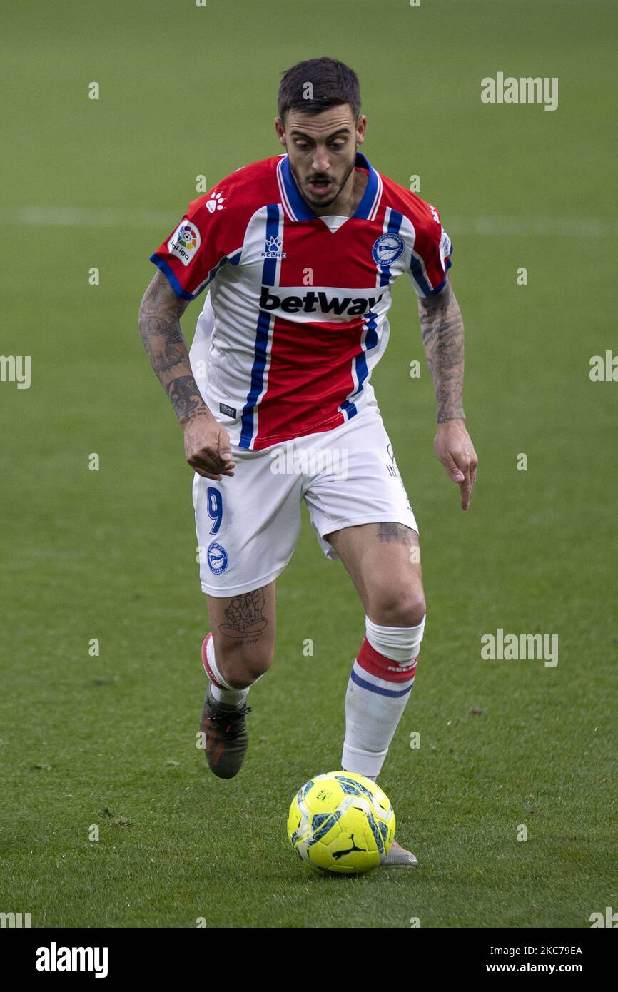 Joselu of Deportivo Alaves during the La Liga Santander match between ...