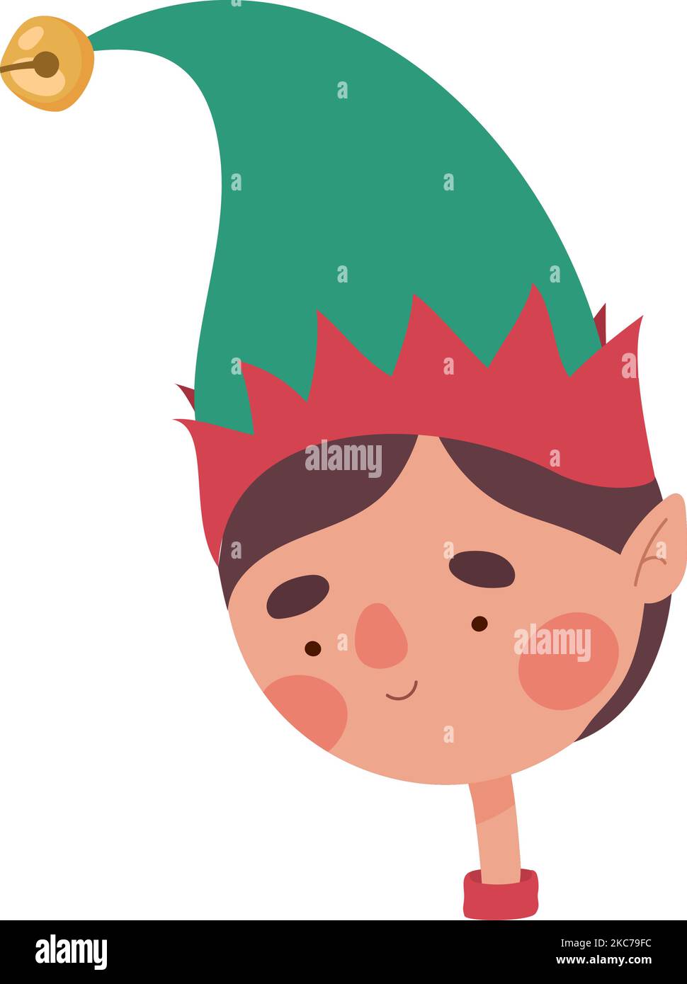 colored elfman face illustration Stock Vector Image & Art - Alamy