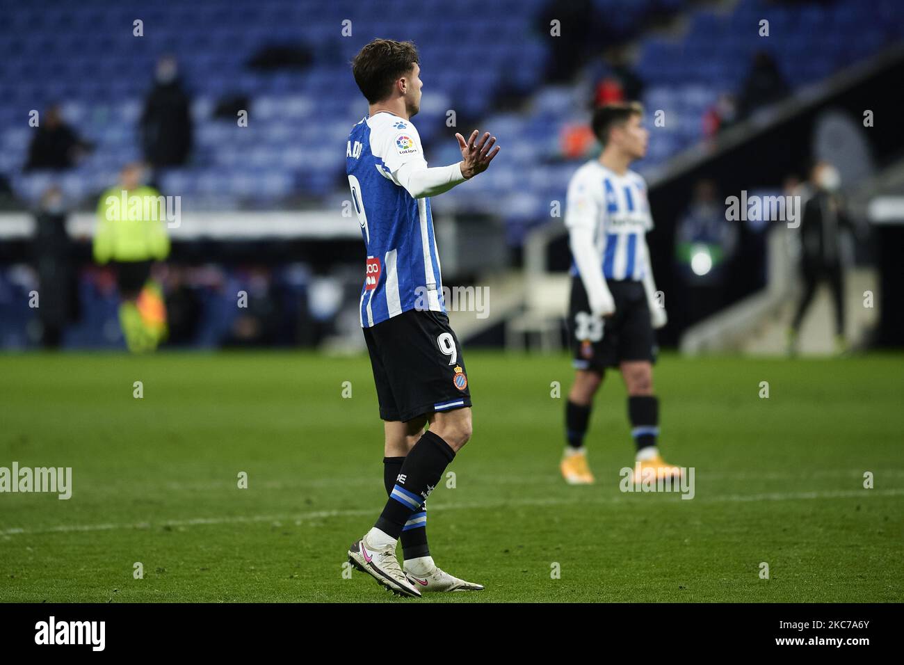Javi Puado of RCD Espanyol during the Liga SmartBank match between RCD ...
