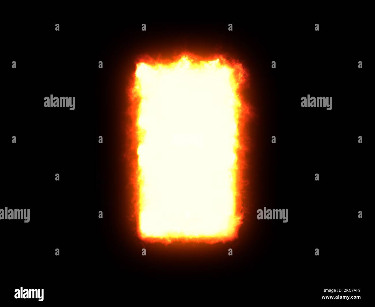 Flames black red square hi-res stock photography and images - Alamy
