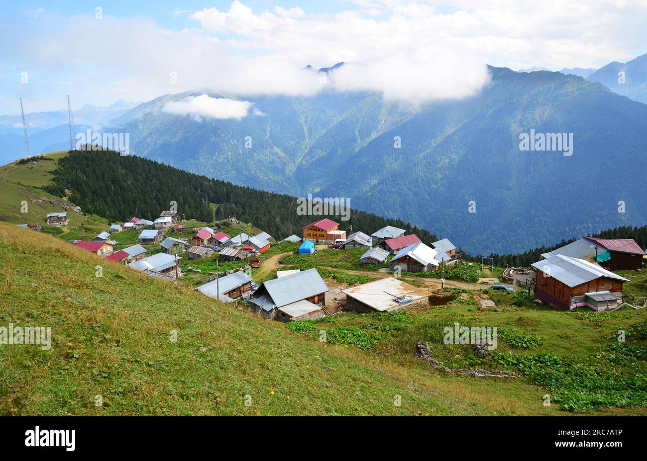 Gito Plateau, located in Rize, Turkey, is one of the most important ...