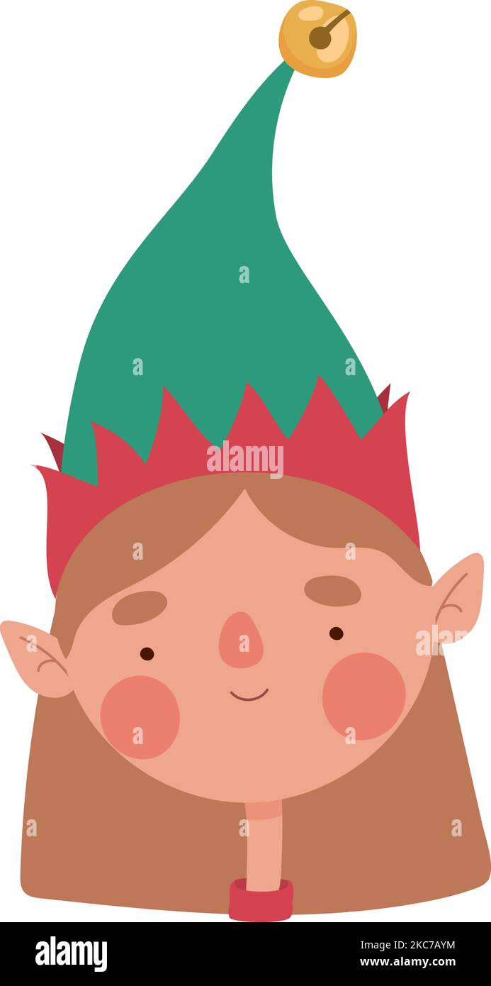 happy elf woman face Stock Vector Image & Art - Alamy