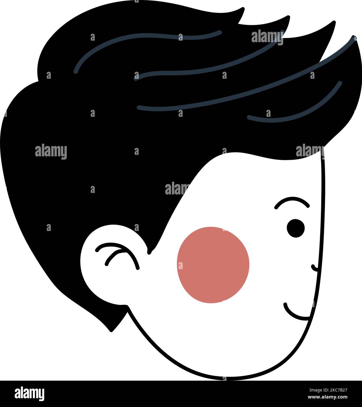 happy man face design Stock Vector Image & Art - Alamy