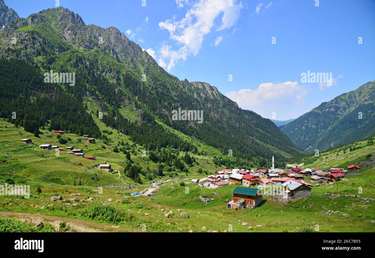 Elevit Plateau, located in Rize, Turkey, is one of the preserved ...