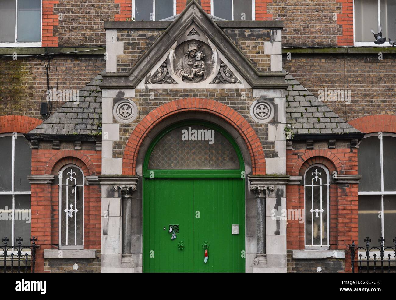 A view of the entrance door to the former Magdalene Laundry site in ...