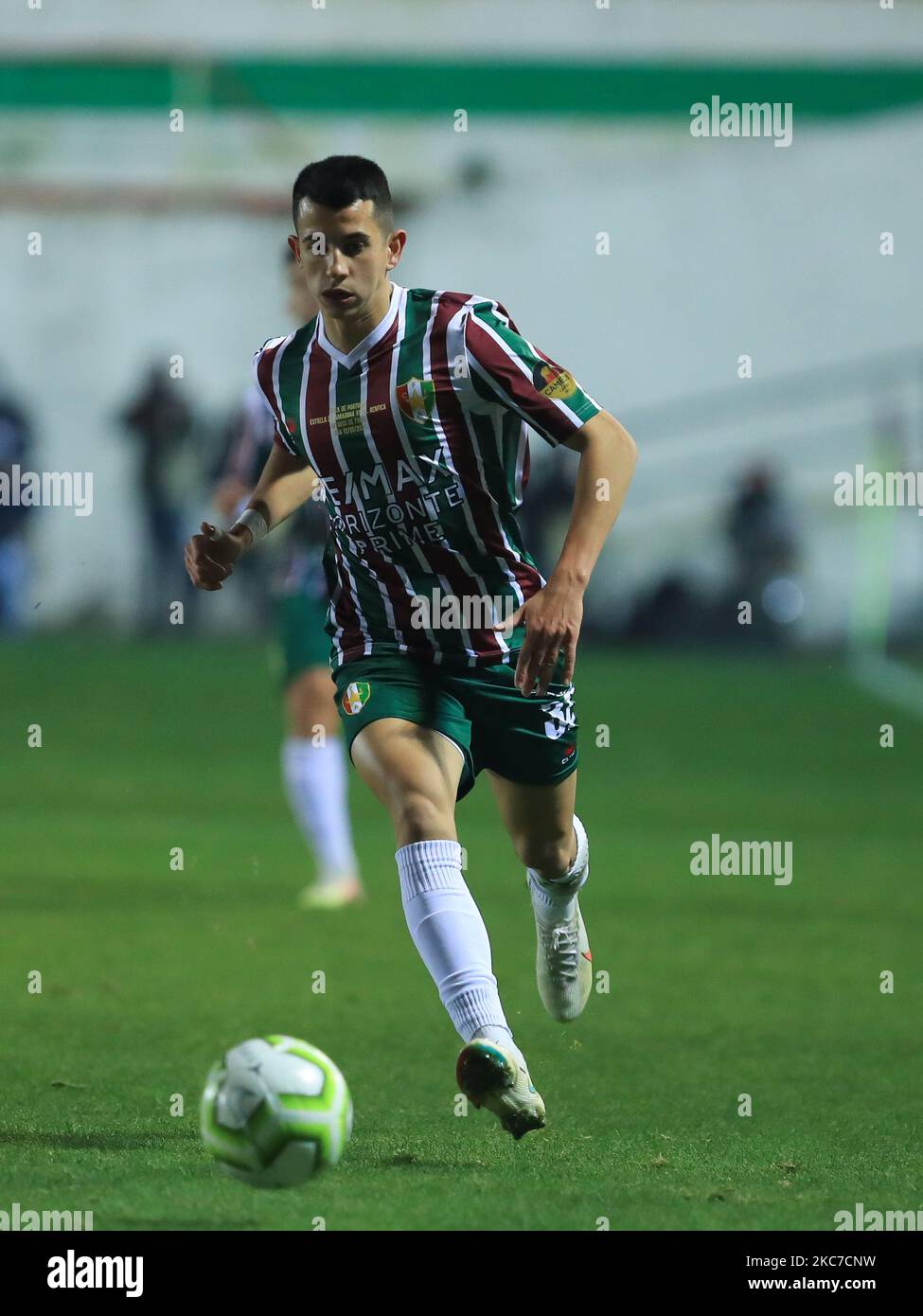 Chapi Romano of Estrela Amadora SAD in action during the Portuguese Cup ...